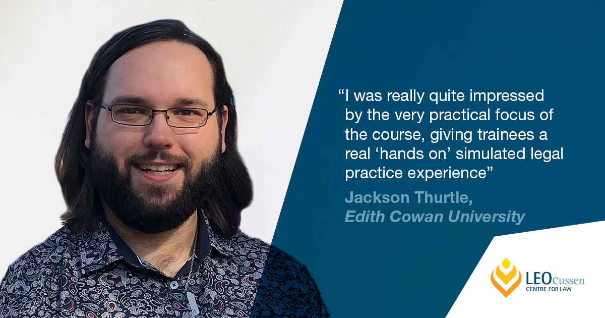 Jackson Thurtle | Leo Cussen Centre for Law